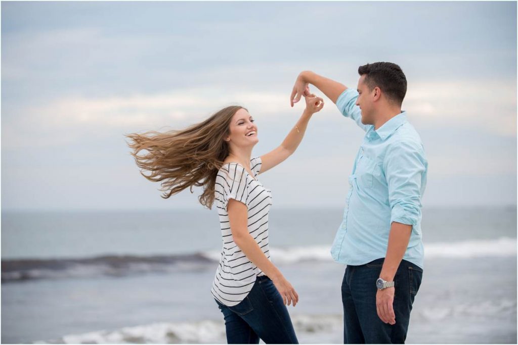 Wallis Sands Beach Engagement Photos | New England Wedding Photographer